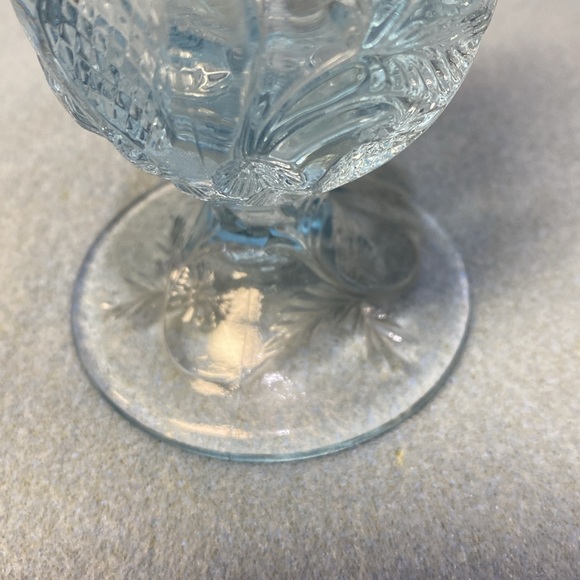 Fenton | Dining | Fenton Light Blue Swung Inverted Strawberry Glass ...